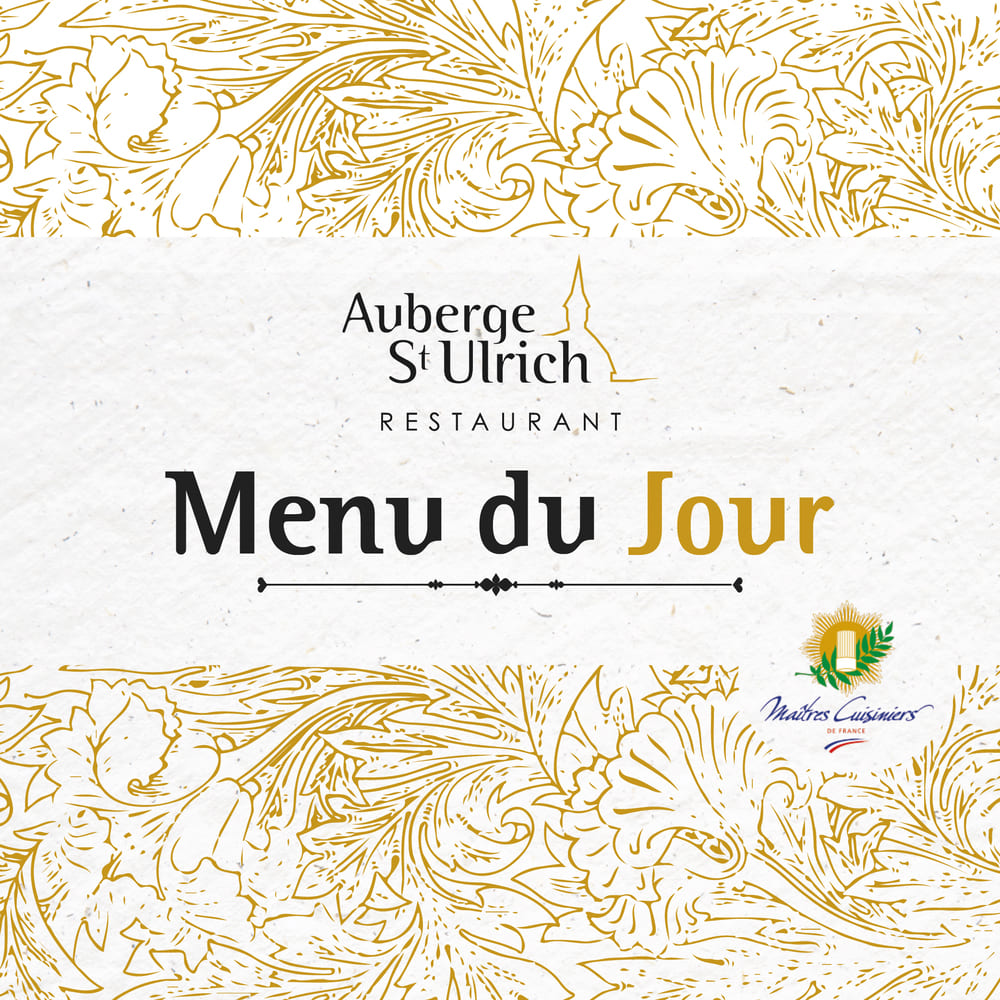 Menu du jour à 19€ | Auberge St Ulrich